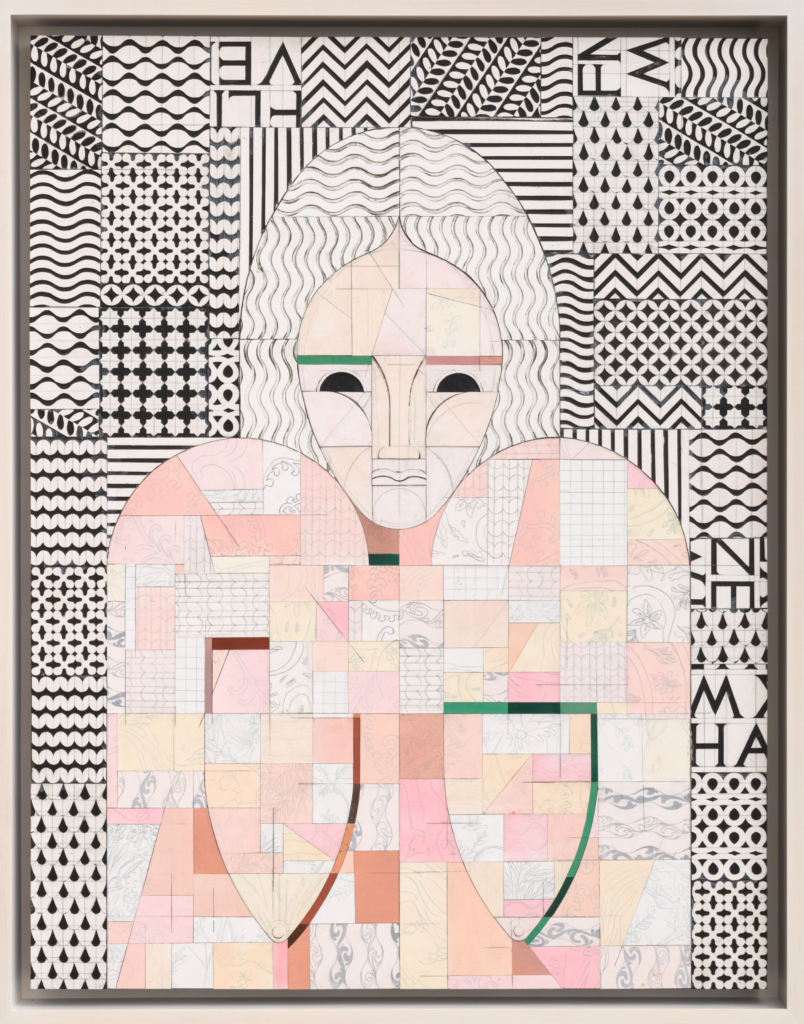 OLD WOMAN (TERRACOTTA AND GREEN) · TWO x TWO